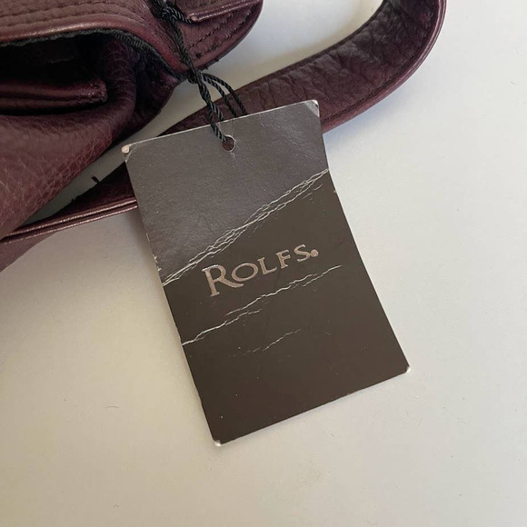 Rolfs | Bags | Rolfs Legacy Ii Merlot Leather Handbag Purse Shoulder ...